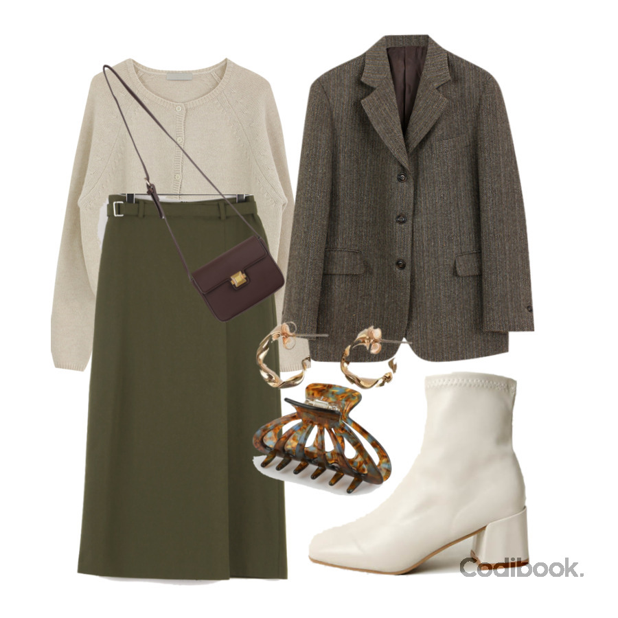 시크룩,20대,maxi skirt,모던시크,가을코디 코디 by Joy - Codibook.