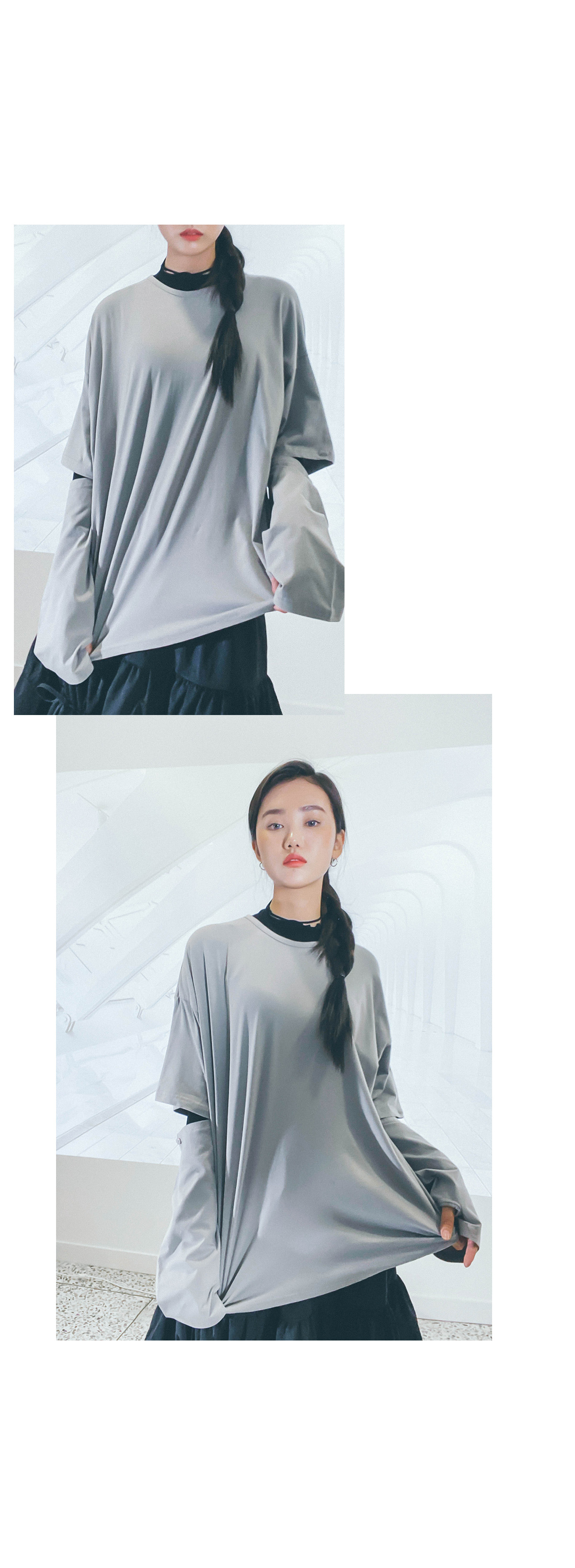 binary01 - Trimmed button T-shirt - Codibook.