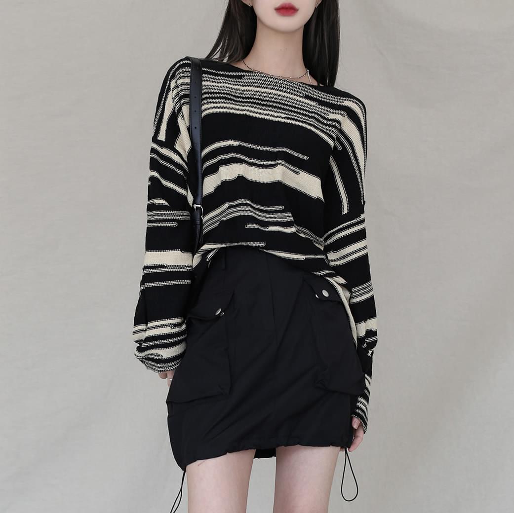 NONCODE - Snug Loose-fit Color Knitwear - Codibook.