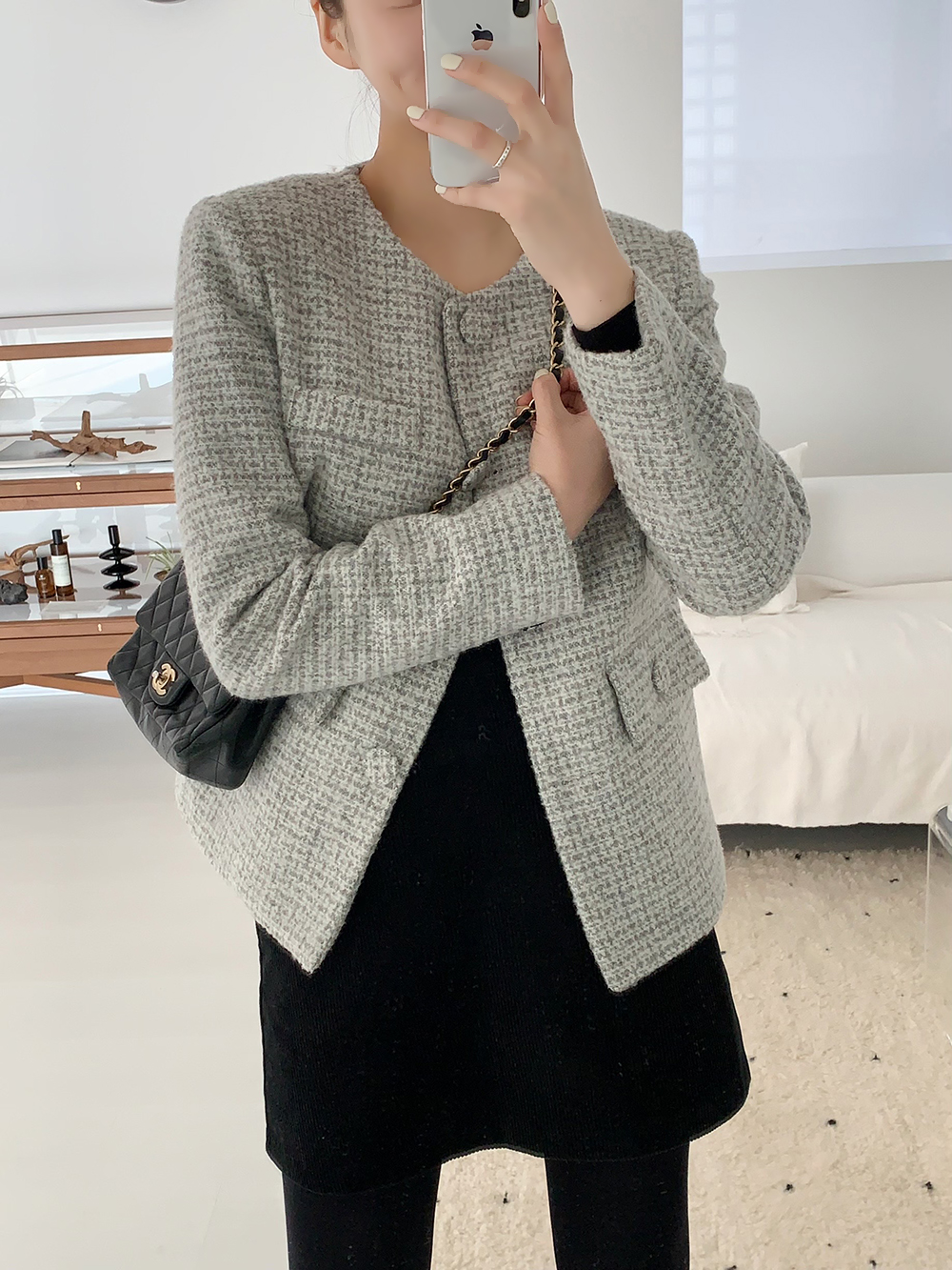 WONLOG - Muzy Tweed Jacket - Codibook.