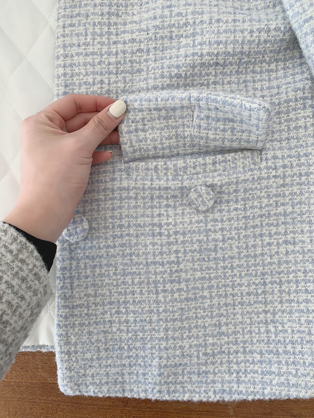 WONLOG - Muzy Tweed Jacket - Codibook.