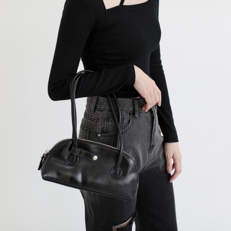 NONCODE - Pretzel leather shoulder bag - Codibook.