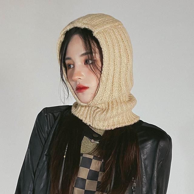 binary01 - Wool Knitwear Anti Balaclava - Codibook.