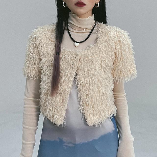 binary01 - bookle or fur cardigan - Codibook.