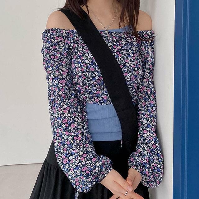 Codibook Delight - Shirring Rose Flowerblouse - Codibook.