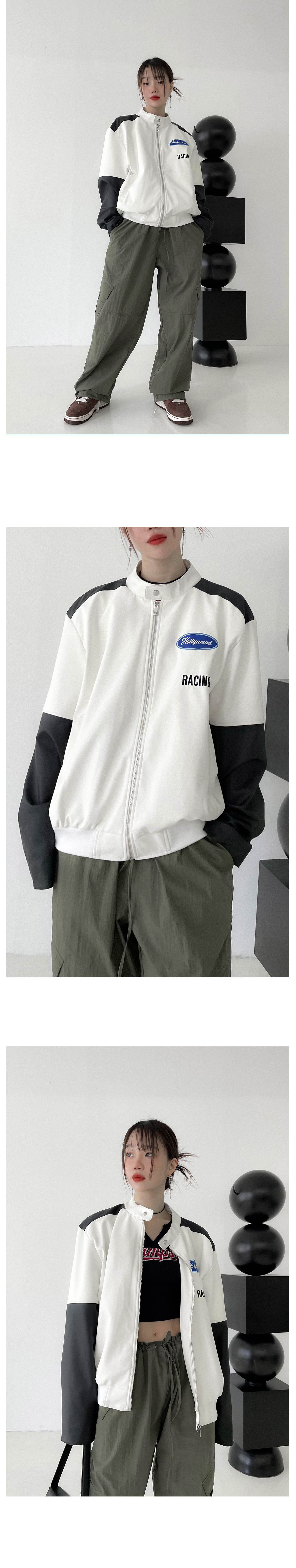 binary01 - Overfit Reka Racing Jacket - Codibook.