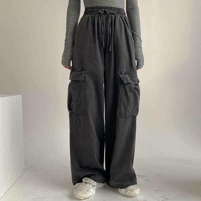 binary01 - Pigment Moran Cargo Wide Pants - Codibook.