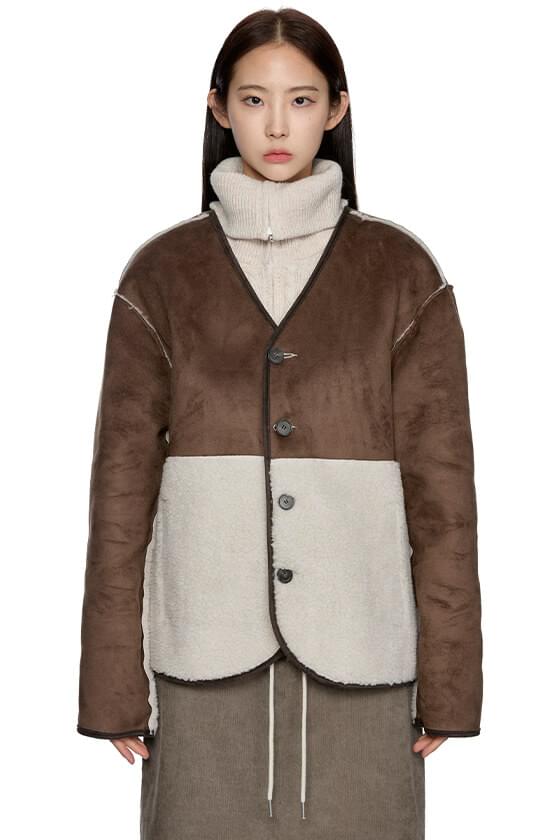 porterna - Bay reversible shearling jacket - Codibook.