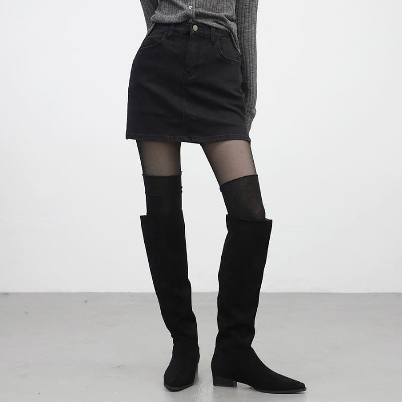 NONCODE - folden Faded mini skirt - Codibook.