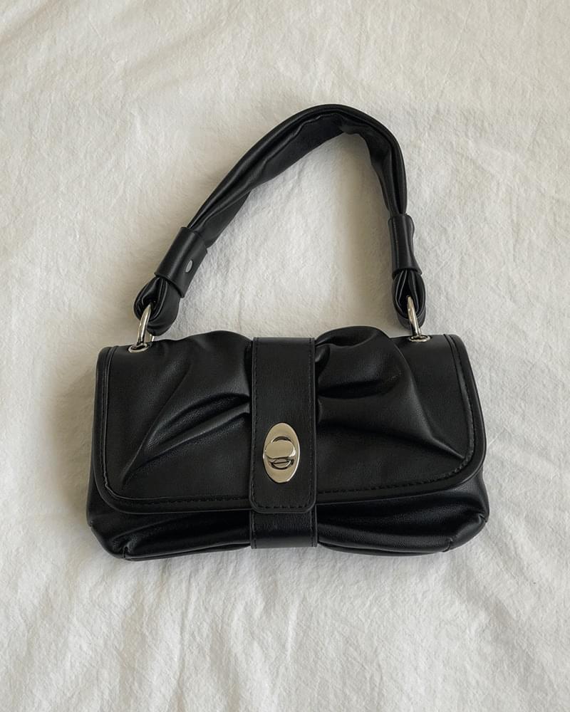 wonderwonder - Lippin shirring-buckle leather mini shoulder bag - Codibook.