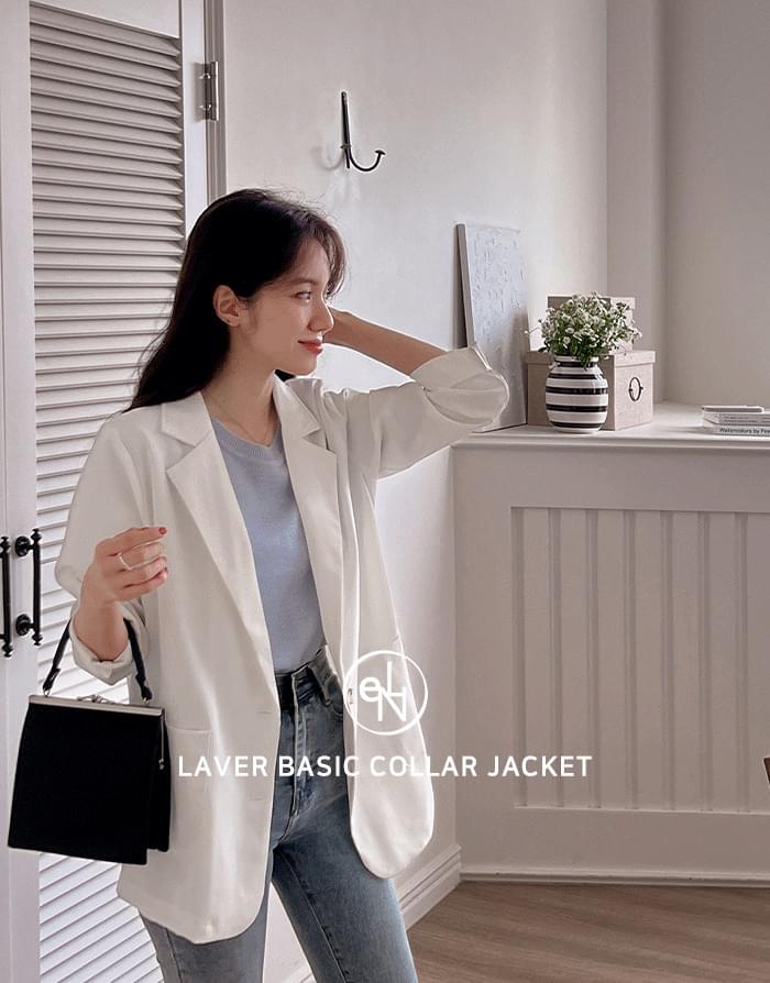 ENVYLOOK - Laber Basic Collar Jacket - Codibook.