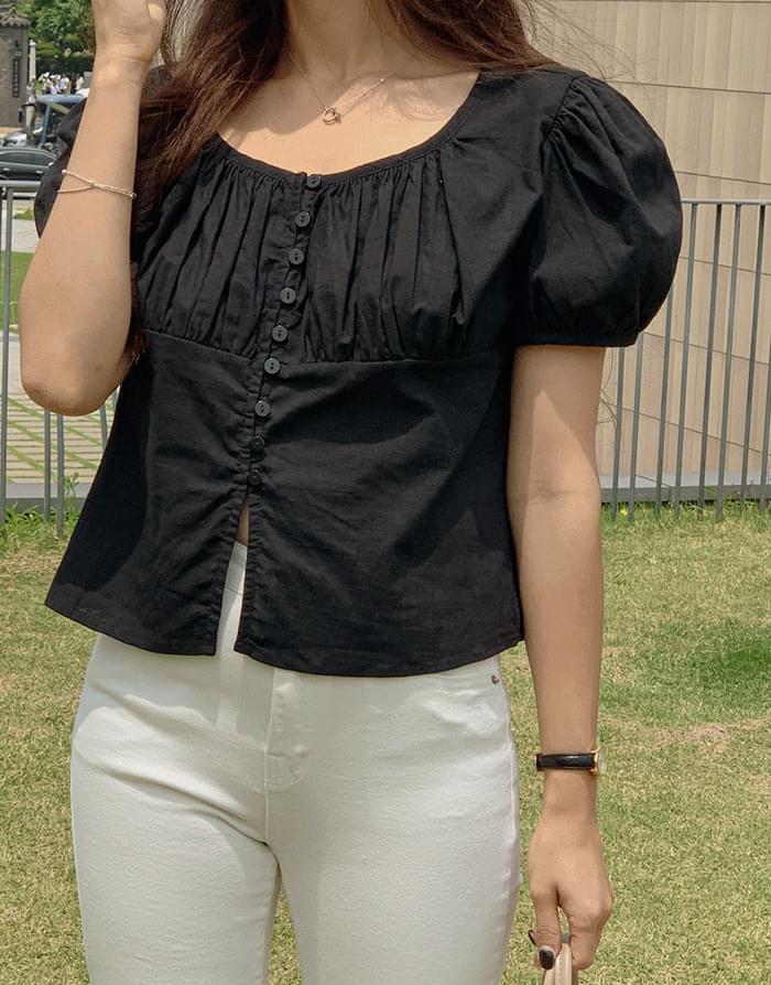 ENVYLOOK - Lemiel Shirring Blouse - Codibook.