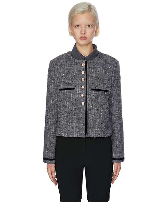 porterna - Sally tweed jacket - Codibook.