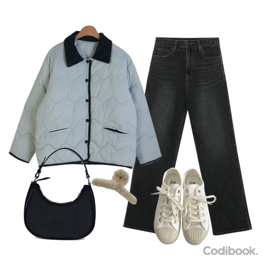 デニムパンツ,ジップアップ,スニーカー 코디 by ena - Codibook.