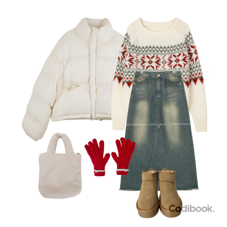 ジップアップ,ニット,スカート 코디 by 37 - Codibook.