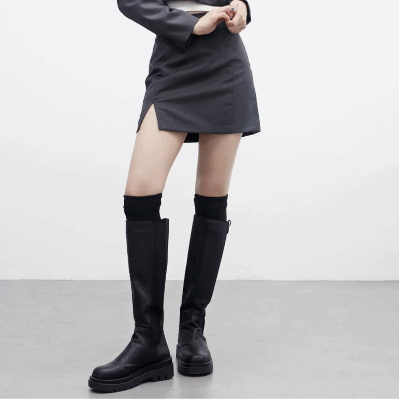 NONCODE - Jetan side slit skirt - Codibook.