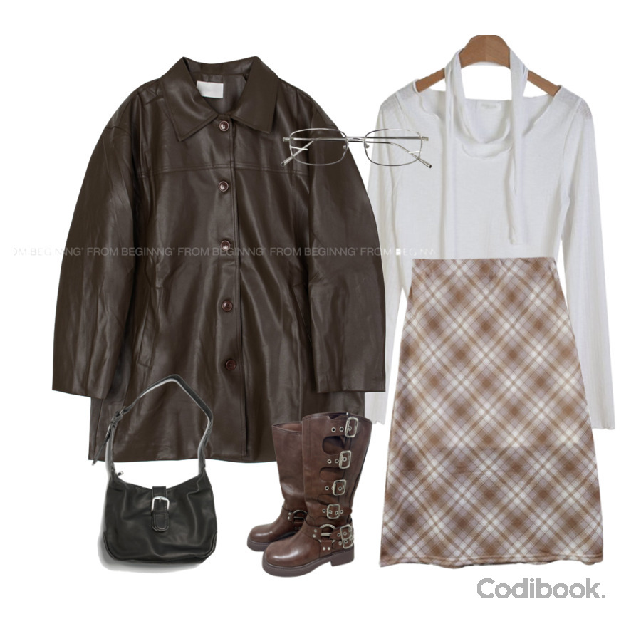 톤온톤,Daily,autumn,spring,jacket,부츠 코디 by dalon - Codibook.