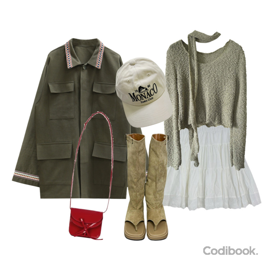 簡單,時尚,涼鞋,肩背包,春天穿搭,Porterna,Accessories,配飾,針織衫,簡約 코디 by kathy - Codibook.