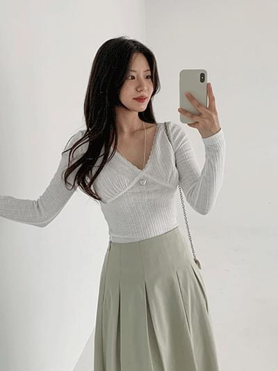 Gosister - Loella lace long sleeve tee - Codibook.