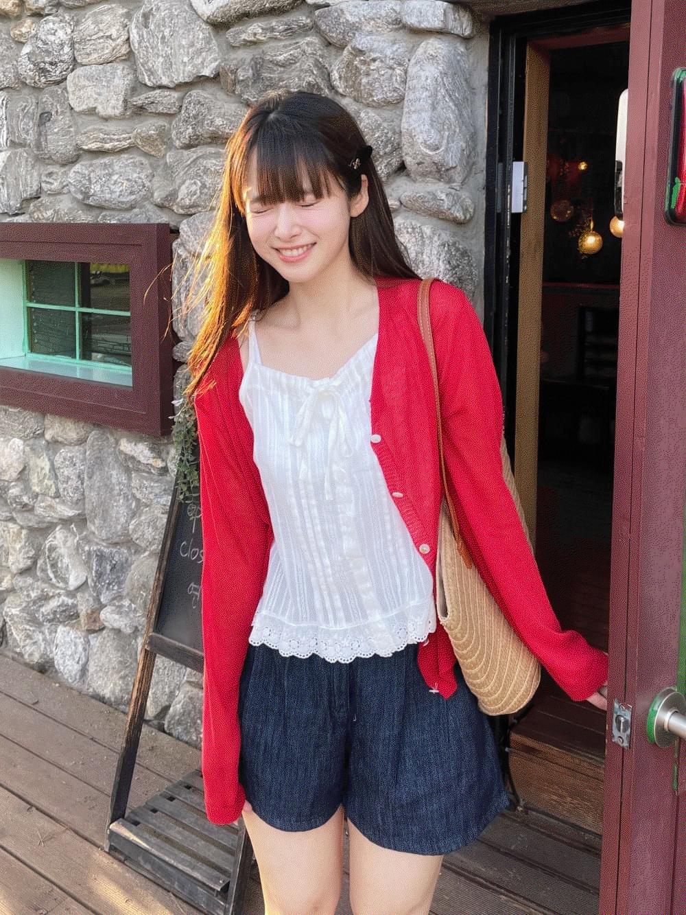 moodybaddie - Ellie cool linen cardigan 5 colors - Codibook.